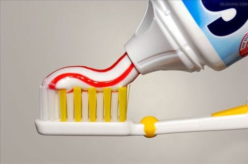 Before going to bed, try applying toothpaste to the soles of your feet ...