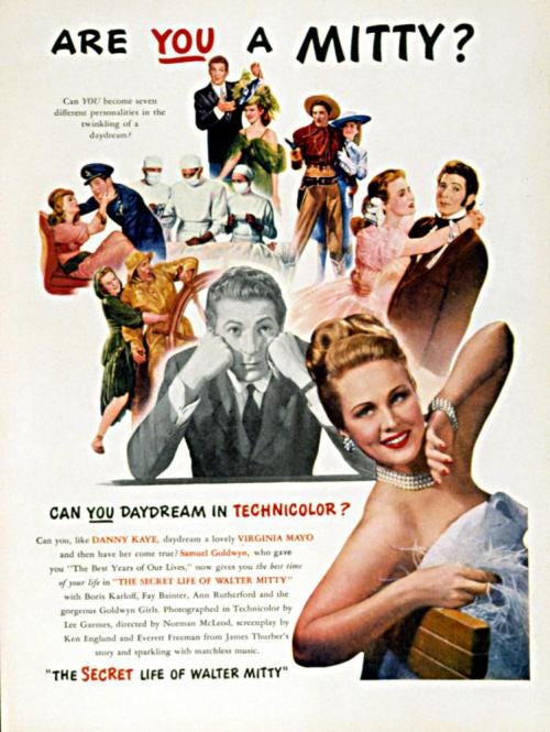 To ‘Walter Mitty’ and all ‘daydreamers’ out there…………… | by Janice ...