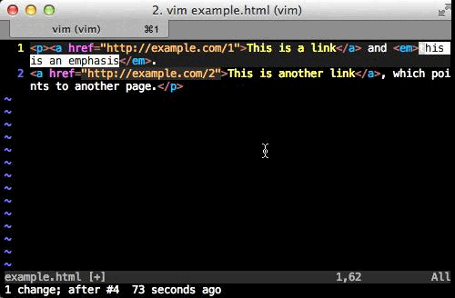 Vim 101: Efficient HTML Editing with Text Objects | by Alex R. Young | usevim | Medium