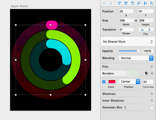 I prefer a method I recently learned from Meng To’s Mastering Sketch 3 ...