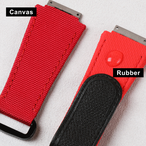 A brilliant Rubber velcro nylon watch strap for Richard Mille ...