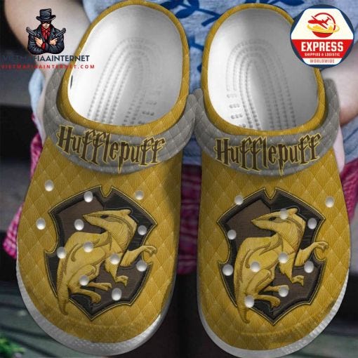 Hufflepuff Mascot Crocs Clog Shoes | by vietmafiaainternet fashion ...