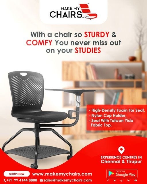 Best Study Chairs For Kids | Study from home chair | Flip chairs ...