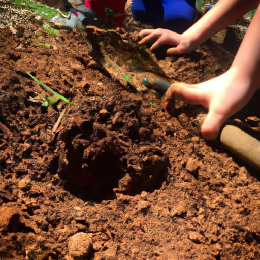 Digging Dig in the dirt Another damn day, All of this waste Is right in ...