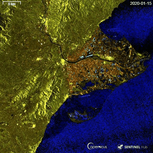 Tutorial 1: Flood Submergence Mapping using SAR imagery on UP42 ...