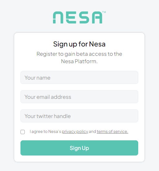 Nesa Testnet. To sign up for early access to the Nesa… | by Buraysandro ...