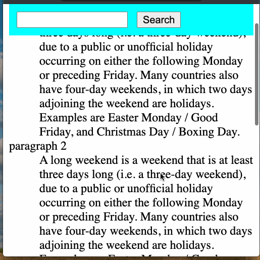 UI 08: Stick Paragraph, Table Header and Component using position ...