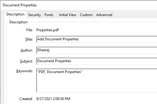 Add, Read or Remove PDF Metadata in Java | by Alice Yang | Medium