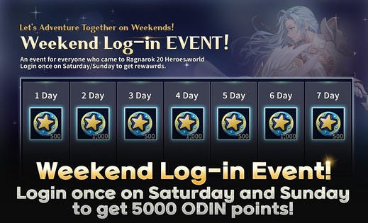 [How to earn Odin Points] 2/10 Enjoy your weekends and Earn 5,000 Odin ...