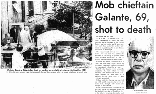 The Assassination of Bonanno Street Boss Carmine Galante | by Orlando ...