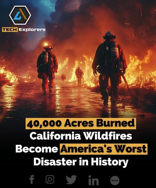 40,000 Acres Burned California Wildfires Become America’s Worst ...