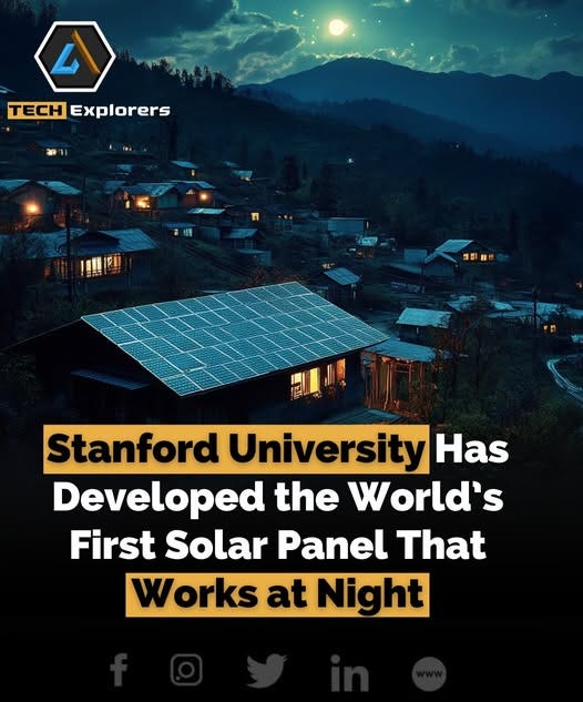 Stanford University Has Developed the World’s First Solar Panel That ...