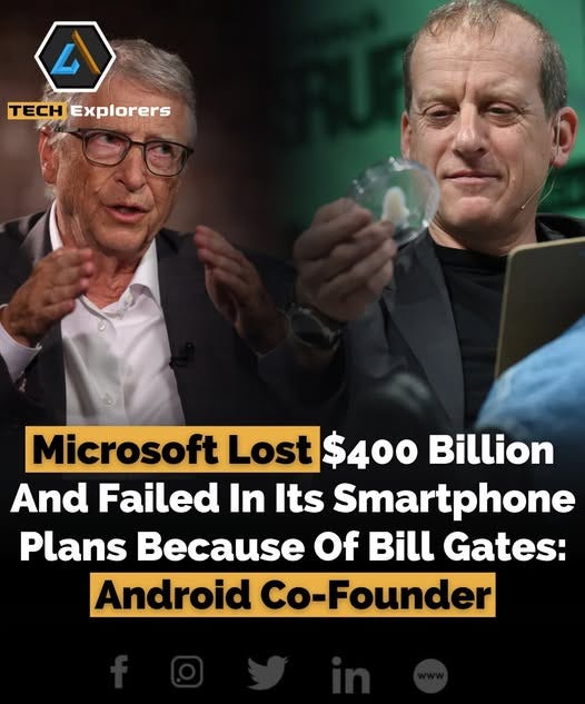 Microsoft Lost $400 Billion And Failed In Its Smartphone Plans Because ...