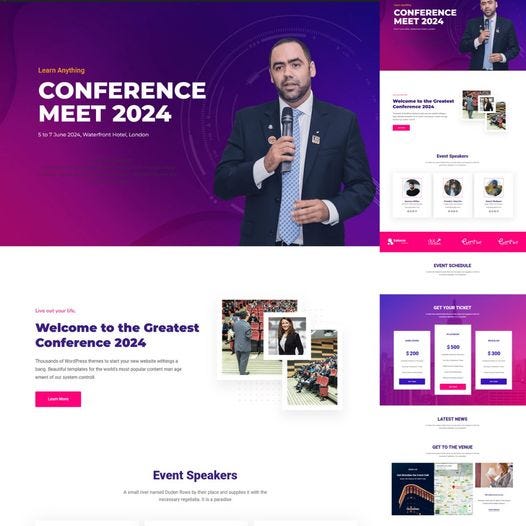 Case Study: Conference Landing Page: Facilitating Advance Bookings for ...
