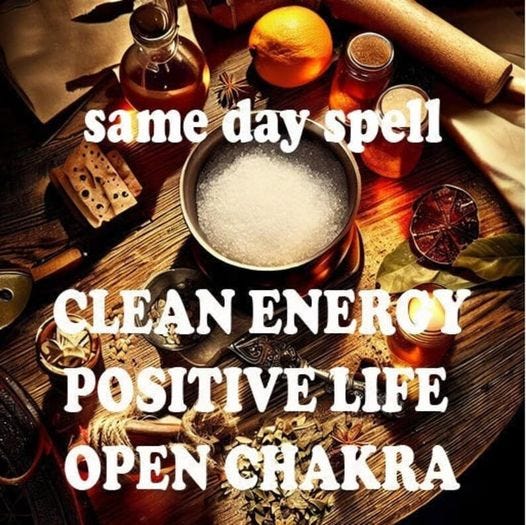 Best Of Luck Spell, Good Luck, Energy Cleanse, Open Chakra Spell ...