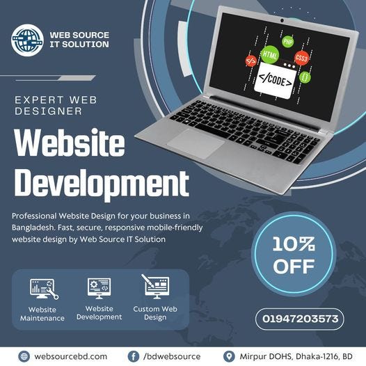 WEB SOURCE IT SOLUTION: Your Partner in Digital Transformation | by Websourceitsolutionbd | Medium