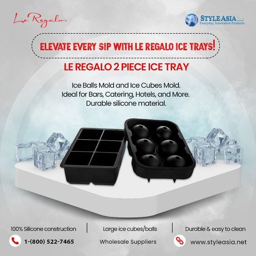 🍹🧊Make Every Sip Special with Le Regalo 2-Piece Ice Tray Set. | by ...
