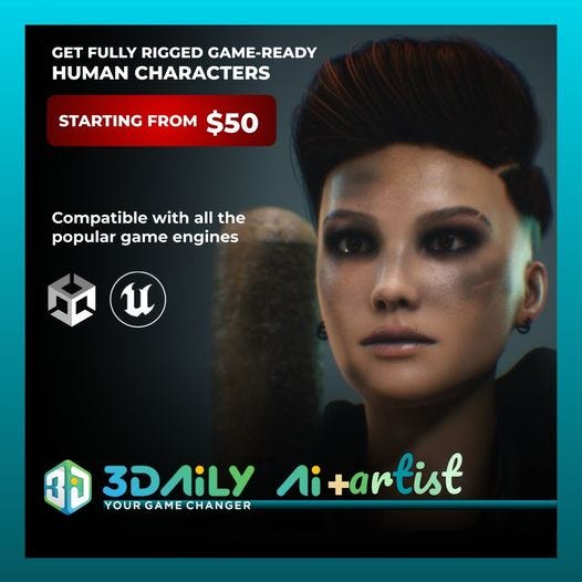 3D Character AI | Gaming 3D models - 3DAiLY - Medium