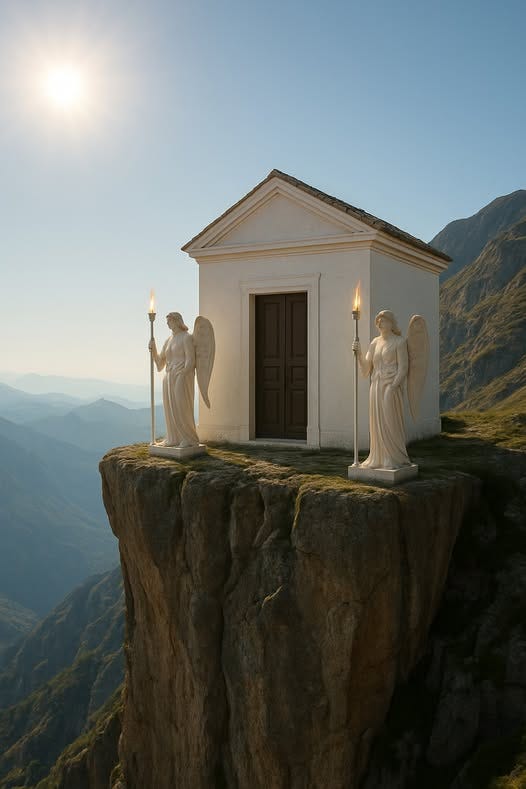 The Eternal Embrace. Intricately designed prayer flags… | by Stefanie Schatzman | Oct, 2025 | Medium