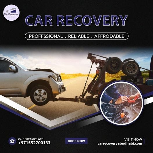 CAR RECOVERY ABU DHABI. Get the simplest towing service from… | by Zari ...