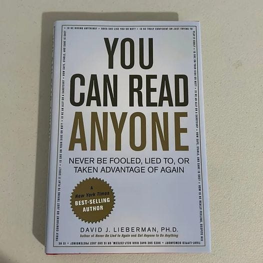 YOU CAN READY ANYONE. “You Can Read Anyone” by David J… | by ...