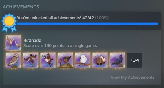 I’ve finally completed all achievements in the Wingspan PC version | by ...