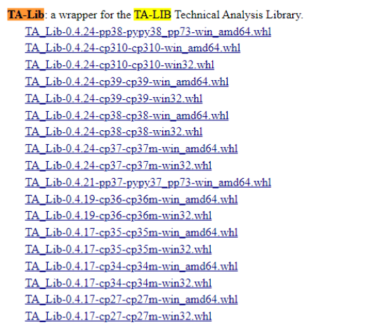 手把手程式實作分享系列: Python 技術指標工具 Talib 介紹及安裝 | by Walter Chiu | Bandai的機器學習筆記 | Medium