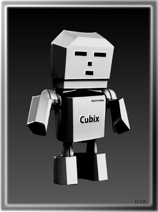 Cubix Robot Silver I am pleased to show you the Robot Cubix Silver. It ...