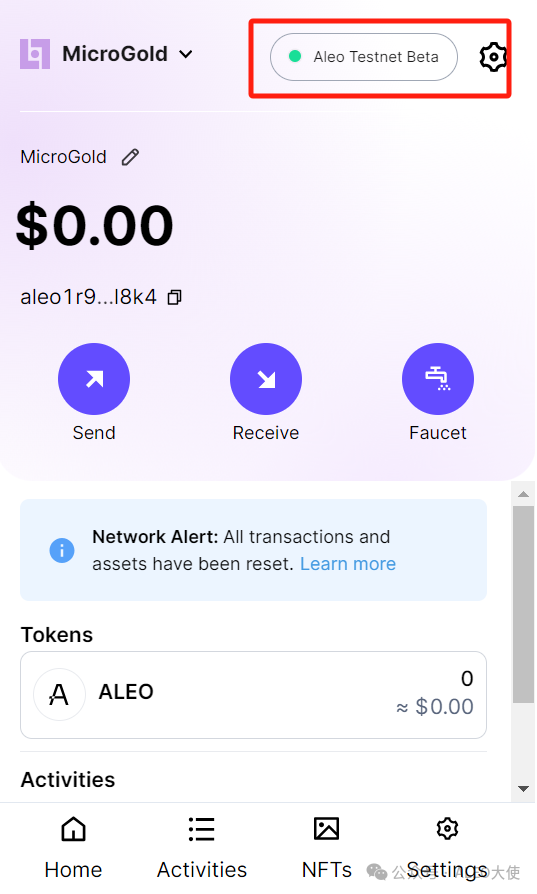 Aleo testnet Beta is now online | Leo wallet has been significantly ...
