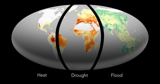 Our Future: Climate Change Impacts Mapped — InITScienceAI | by ...