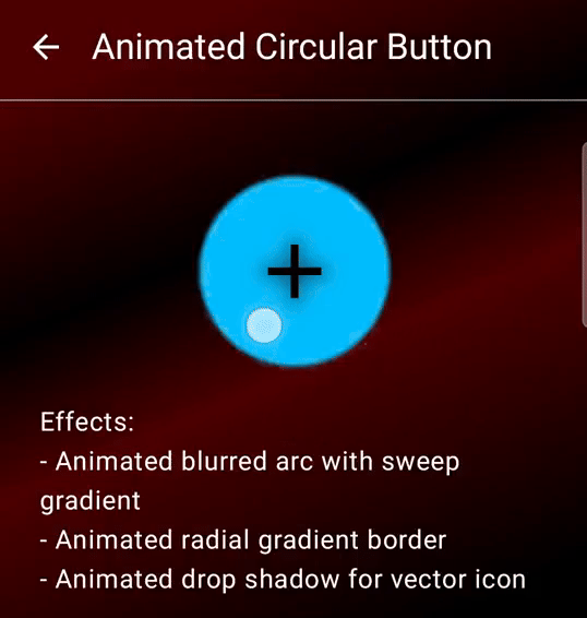 Making an Animated Glowing Circular Button with Blur and Gradient ...