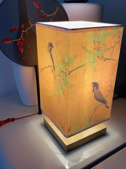 A Touch of Elegance: Gift a Chinese Painting Table Lamp to Grandma | by ...