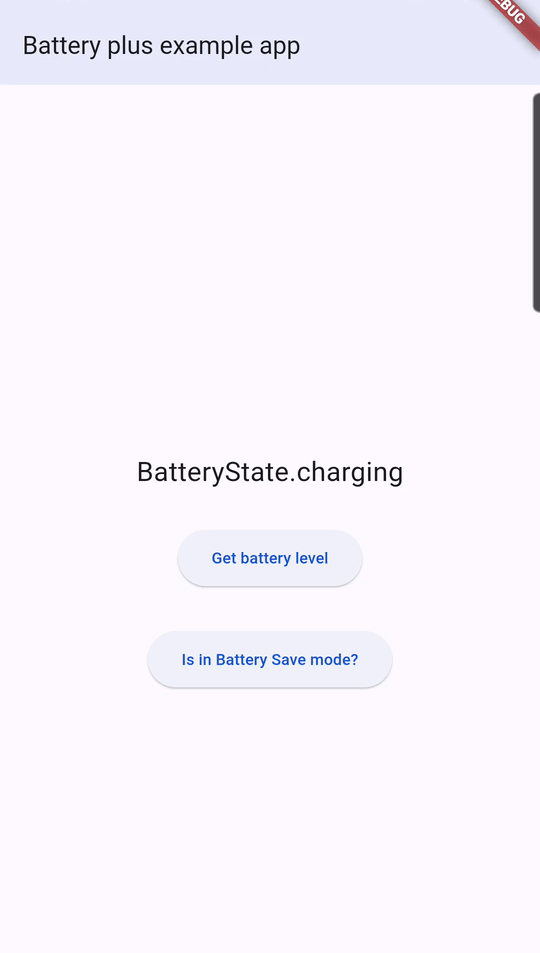 Battery Information In Flutter App. | by fluttery.sparrow | Medium