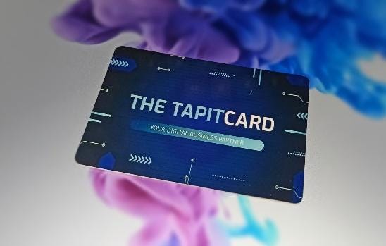 TAPIT CARD The digital business card | by Haziqfarooq | Medium