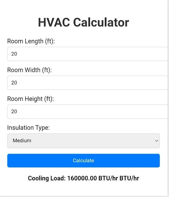HVAC Calculator: Optimizing Comfort and Efficiency | by Amit Mandal ...