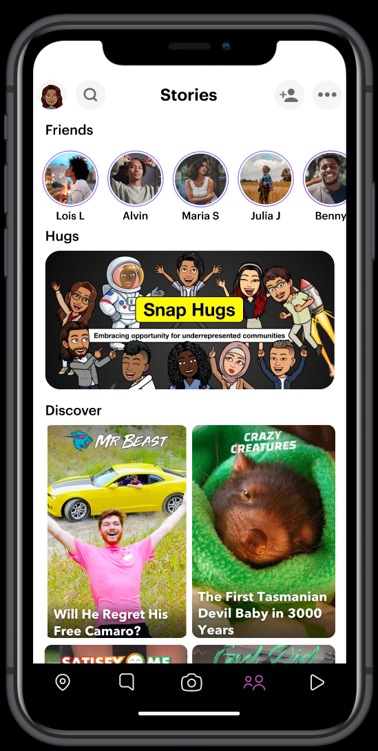 A Case Study of Snap Hugs. Embracing Opportunity for… | by Ivy Ho | Medium