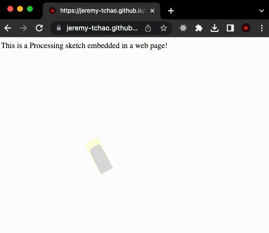 Intro To Interactive Processing Sketch In A Web Page Using P5js By 3630