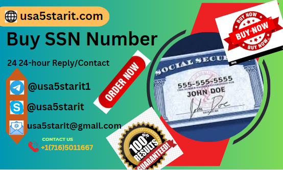 Buy SSN Number. Buy SSN Number | by Buy SSN Number | May, 2024 | Medium
