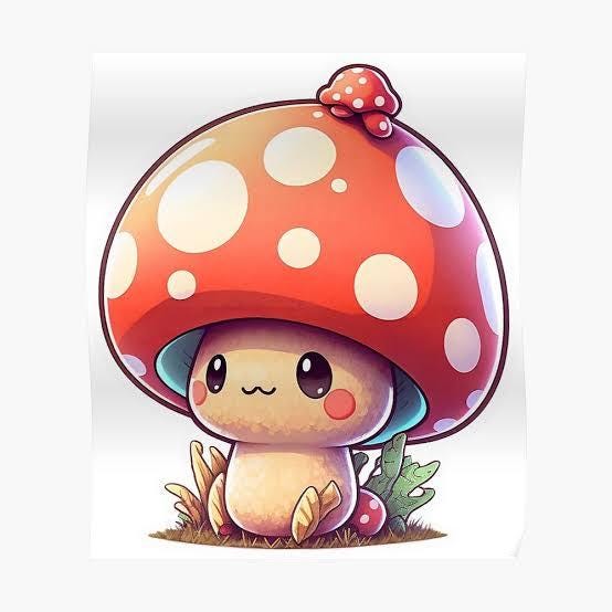 BEST CUTE MUSHROOM PAINTINGS. Mushrooms are frequently associated… | by ...
