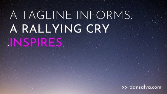 Why you should transform your tagline into a brand rallying cry | by ...