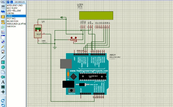 Digital Thermometer using LM35 sensor and LCD Display in Arduino | by Abdul Hamid | Medium