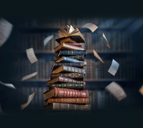 Motivational Thinking: 3.20.25. My office has books everywhere. Two ...