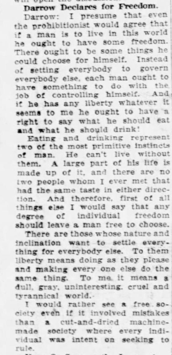 This article clipping from the Sunday Dispatch on April 24th, 1927 ...