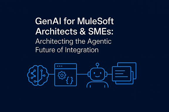 🧠 GenAI for MuleSoft Architects: From API-Led to Agent-Led Integration ...