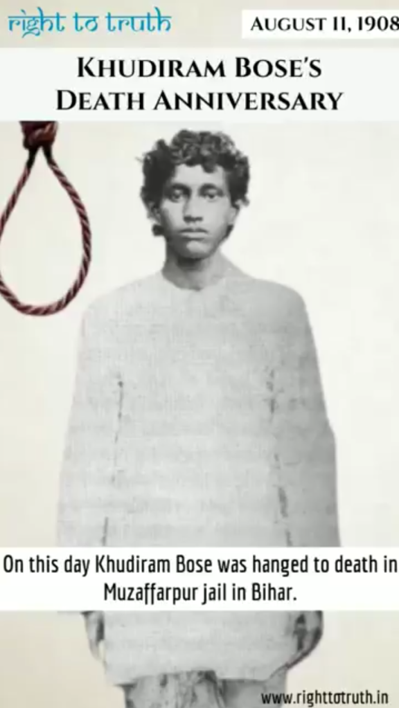 Remembering Khudiram Bose: A Martyr of India’s Freedom on His Death ...