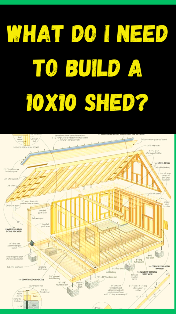 What do I need to build a 10x10 shed? | by Raf1arttt | Medium
