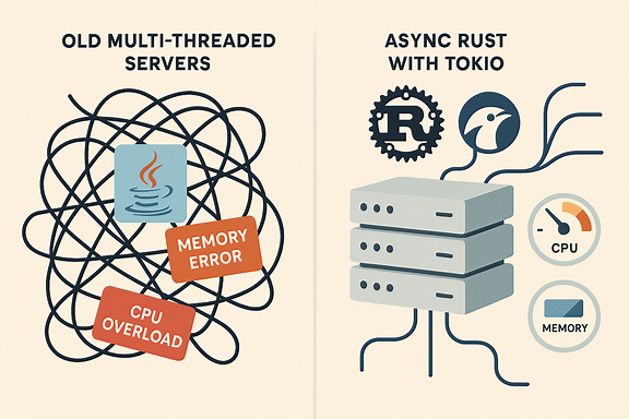 1 Million Concurrent Connections? Rust + Tokio Made It Look Easy | by Prem Chandak | Aug, 2025 ...