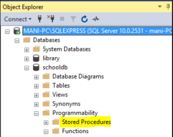 STORED PROCEDURES IN SQL SERVER. A stored procedure in SQL Server is a ...