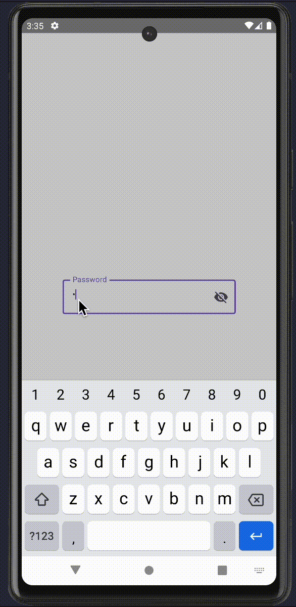Jetpack Compose — Password Text Field | by Bahadireray | Medium