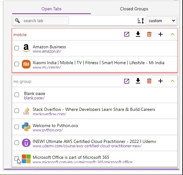 Best way to create tab groups automatically. | by monika singh | Medium